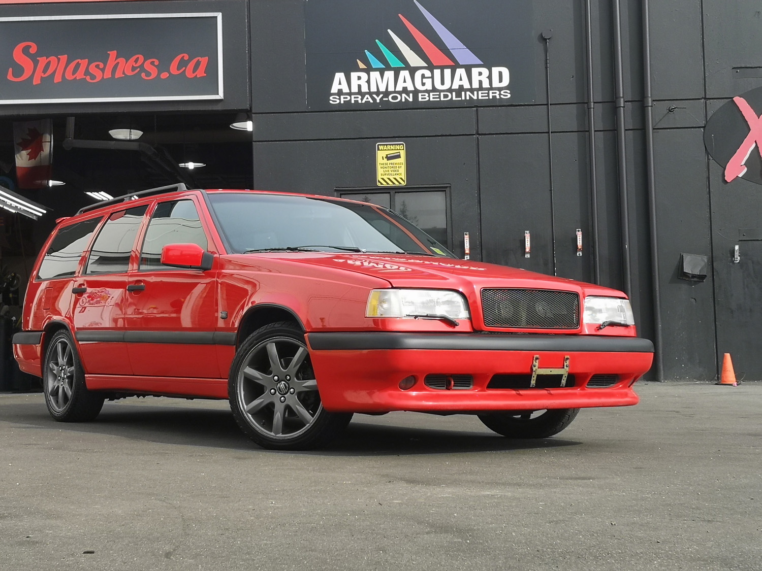 Red 1996 Volvo 850R - X-Kote Paint Restoration - Splashes Wash Lodge