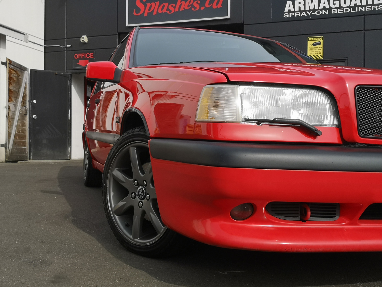 Red 1996 Volvo 850R - X-Kote Paint Restoration - Splashes Wash Lodge